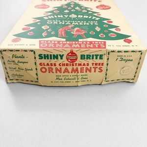 Unique Vintage | Holiday | Shiny Brite Midcentury Christmas Ornament ...
